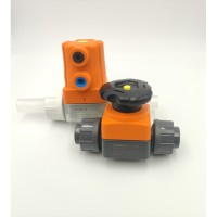 Quality EPDM PTFE Plastic Diaphragm Valves Smoothened Valve Flow Passage for sale