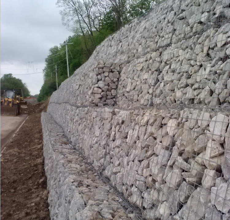 Welded Gabion Retaining Wall