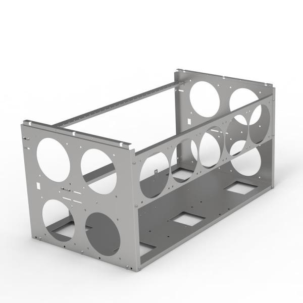 Quality Graphics Case Crypto Coin 8gpu Ethereum ETH Mining Frame Rig Open Air Stackable for sale