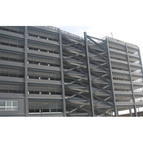 Quality Large Car Parking Multi Storey Steel Frame Construction High Strength CE for sale