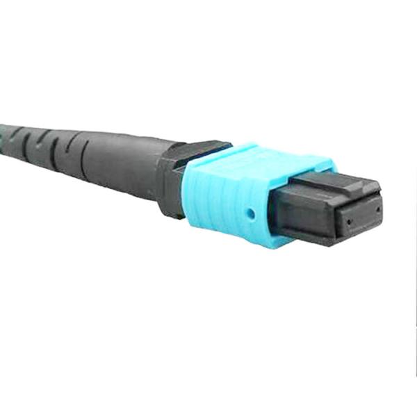 Quality Multimode Fiber Optical Cable MSFP to MPO / MTP Duplex 10Gb With High Density for sale