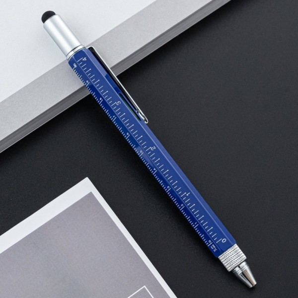 Quality Multifunctional Metal Creative Ballpoint Pen Ruler Screwdriver Touch Screen for sale