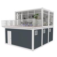 Quality Expandable Prefabricated Container House With Sandwich Panel for sale