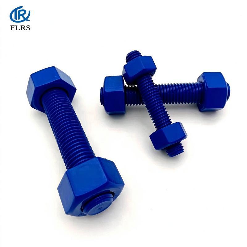 Quality A193B7 A1942H PTFE Surface Metric Double Ended Studs, for sale