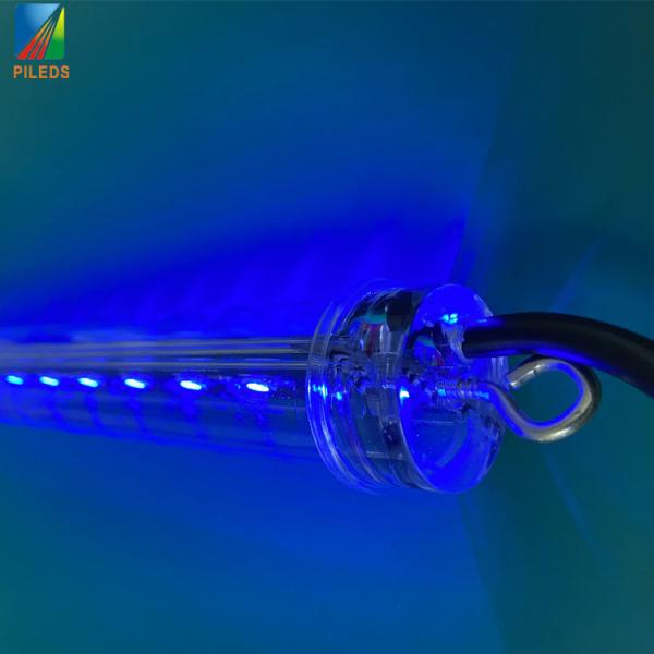 Quality Multicolor Smart LED Meteor Tube Lights Programmable DMX Sound Control for sale
