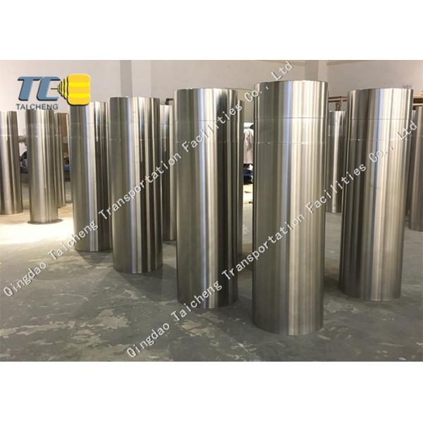 Quality Heavy Duty Removable Security Bollards Concrete Footing 304 Stainless Steel for sale