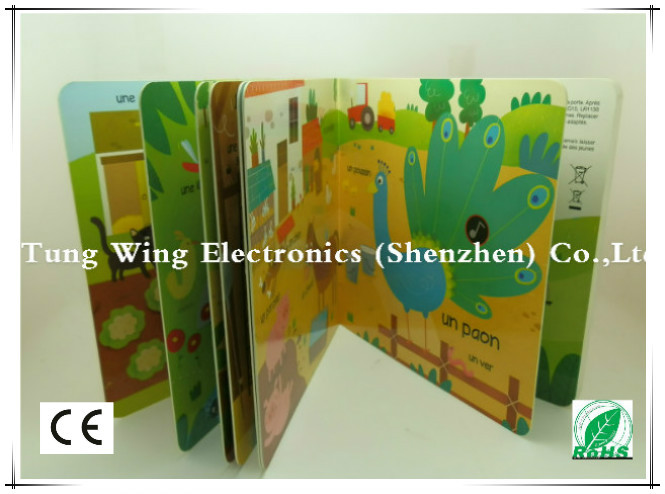 Quality 6 Button Animal Sounds Book Module For Indoor Kid's Eductational Learning Book for sale