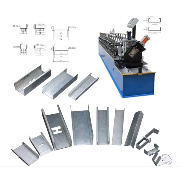 Quality Drywall Channel 415V Stud And Track Machine 45-50m/min fast speed for sale