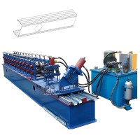 Quality High quality C channel punching round holes drywall stud and track roll forming for sale