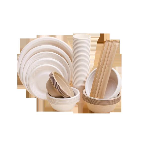 Quality Virgin Paper Tableware Pulp Molding Equipment , Disposable Paper Plates Making for sale