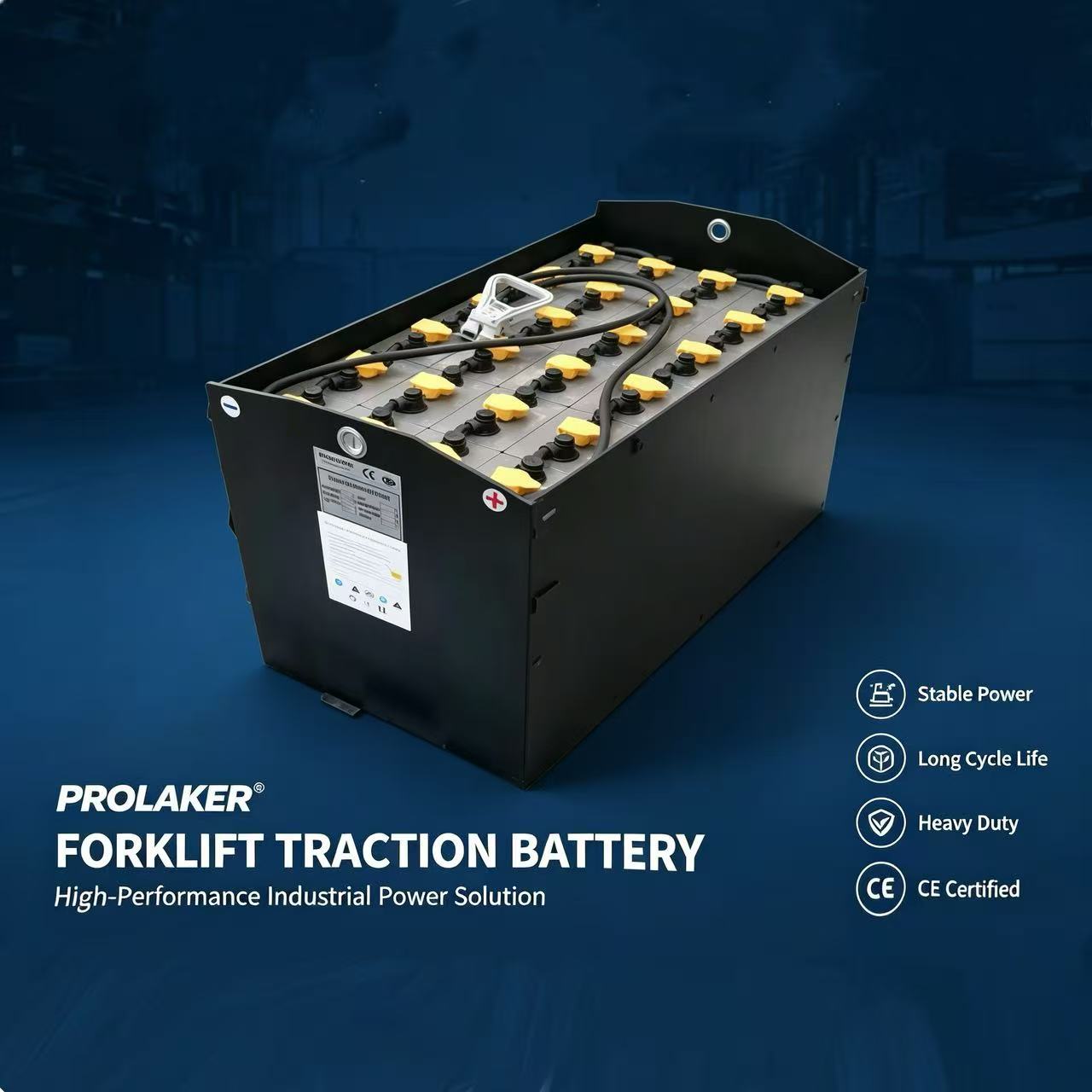Quality Heli CPD20 5PzS600/48V600Ah Heli 2.5-ton forklift brand batteries for sale