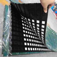 Quality Conveyor Drum Diamond Ceramic Pulley Lagging Rubber Sheet for sale