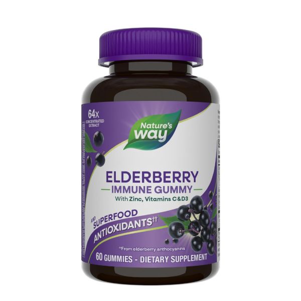 Quality Elderberry Immune Gummies with Zinc Vitamins C and D3 - Gluten-free Dairy-free Chewable Vitamin Supplements for sale