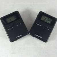 Quality Black 008A Mini Wireless Audio Tour Guide System Transmitter And Receiver for sale