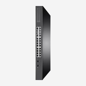 Quality 802.1Q VLAN 24 Port Managed Switch 8K MAC Address Smart Managed Switch for sale