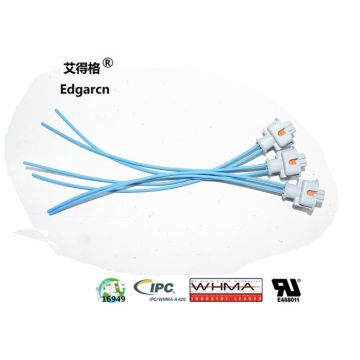 Quality Length 200mm Engine Wiring Harness 1 Connector 2 Wire Temperature Sensor Pigtail for sale