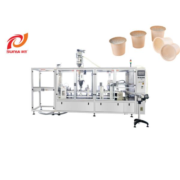 Quality CE Linear 1200kg K Cup Filling And Sealing Machine for sale