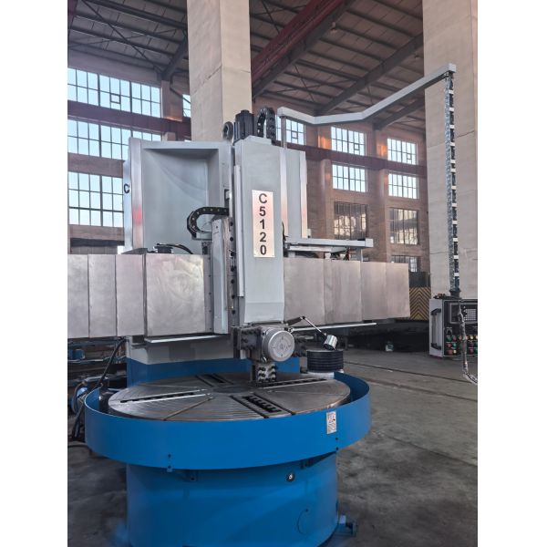 Quality 2000mm Swing Diameter CNC Vertical Lathe Machine C5120  For Cast Iron Rough Turning for sale