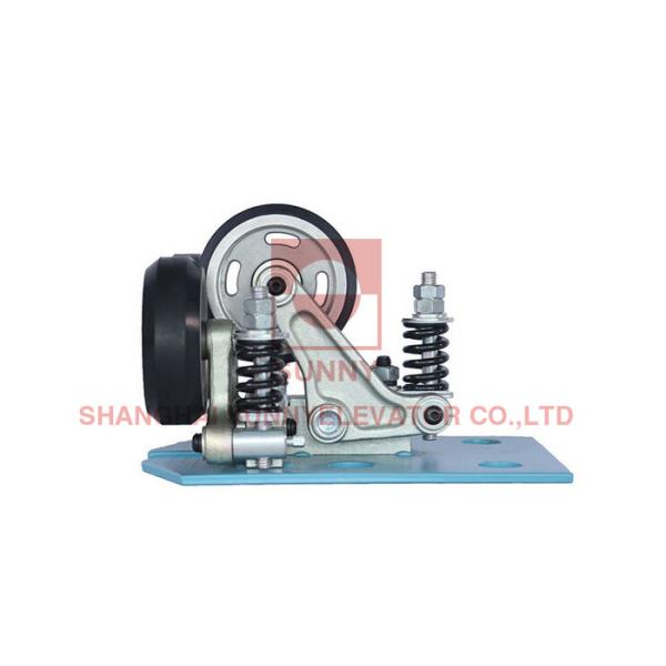 Quality 1200kg Load Elevator Spare Parts Elastic Roller Guide Shoe 10mm / 16mm Rail Width for sale