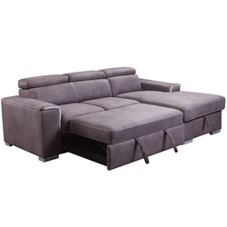 Quality Multipurpose Pull Out Sectional Couch Bed Practical For Living Room for sale