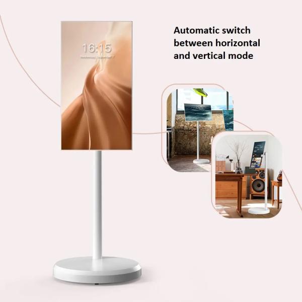 Quality 32inch Stand By Me TV Smart Touch Screen Portable TV Movable LCD for sale
