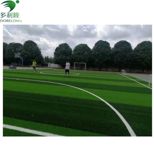 Quality Yellow Green Red Artificial Turf Grass Tiles for Football Garden and Sports for sale
