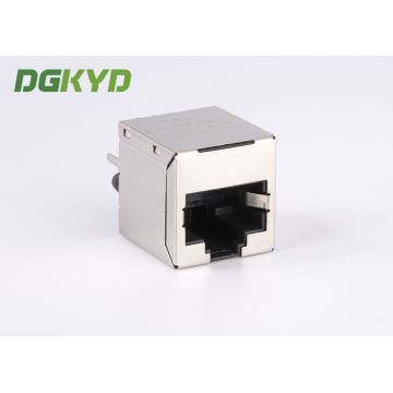 Quality 180 Degree Magnetic RJ45 Jack Module Cat 5 Top Entry Ethernet Socket Manufacture for sale