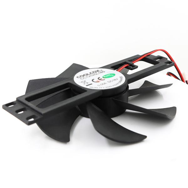 Quality Plastic 12025 Frameless Case Fan , 110x23mm Bladeless Axial DC Fan for sale