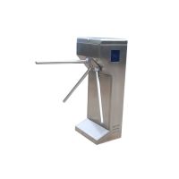 Quality Vertical Waist Height Fingerprint Recognition Tripod Turnstile Gate with for sale