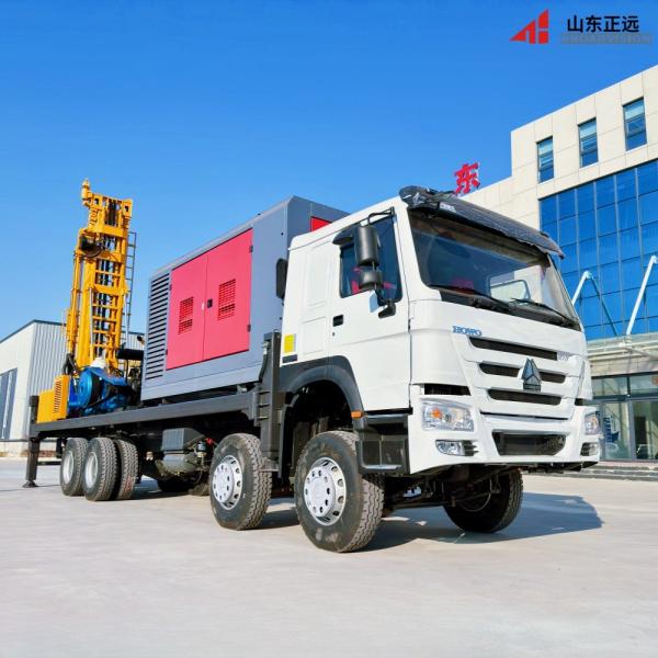 Quality SC600S Truck Mounted Drilling Rig Customised Color Borehole Drilling Machine Truck for sale