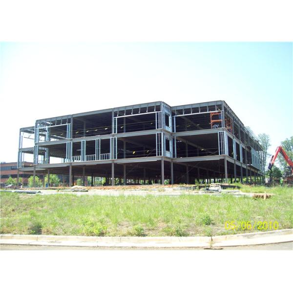 Quality Professional Design Steel Frame Office Building , Light Steel House Construction for sale
