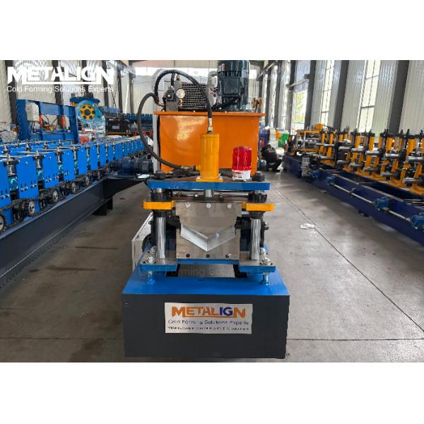 Quality Advanced Effective Ridge Cap Roll Forming Machine With Safety-Fold Profile for sale