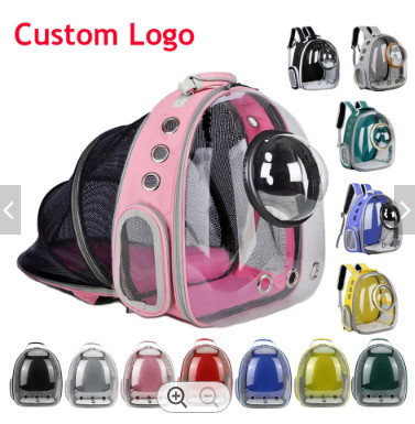 Quality Capsule Breathable Cat Backpack Carrier Outside Portable Transparent for sale