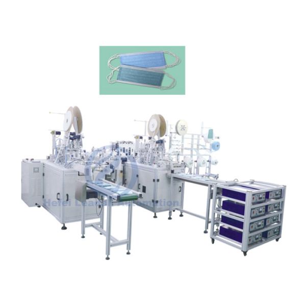 Quality Fully Automatic Face Mask Making Machine / Surgical Mask Machine With Ear Band for sale