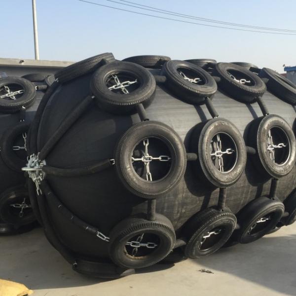 Quality 2.0m*3.5m Docking Defence Rubber Yokohama Pneumatic Fender for sale
