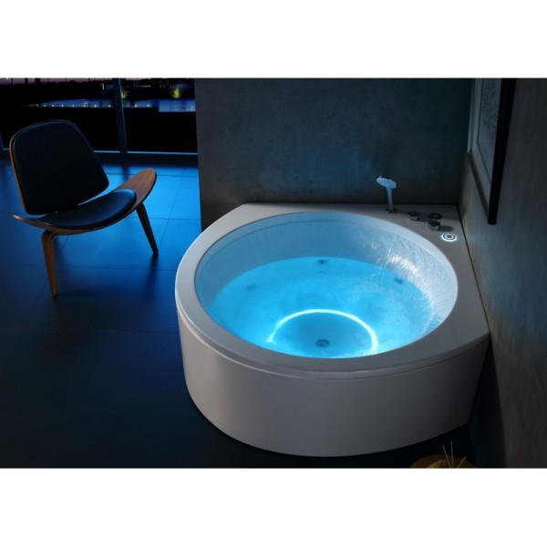 Quality Premium Ladodo E-8005B Corner Massage Bathtub With Waterfall Music LED Light for sale