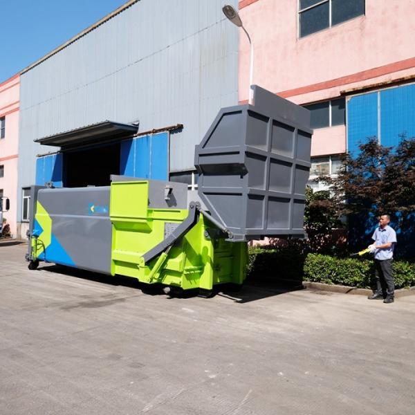 Quality 15m3 6tons Mobile Waste Compactor Mobile Refuse Compactor LYM-13000F for sale