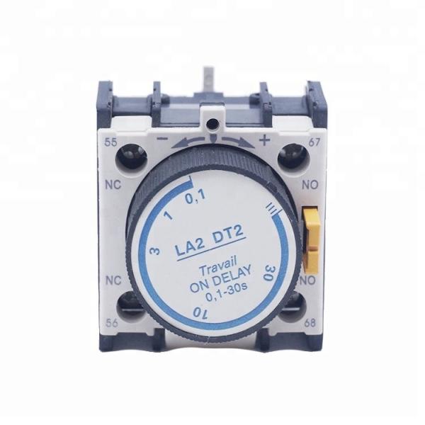 Quality Time Delay Auxiliary LA2-D Contact Blocks For Electric AC Contactor for sale