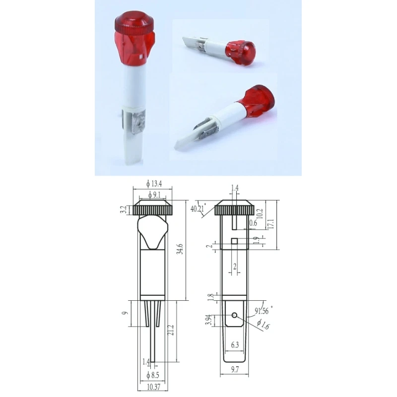 a-14-2 Llight Holder Neon/Plastic