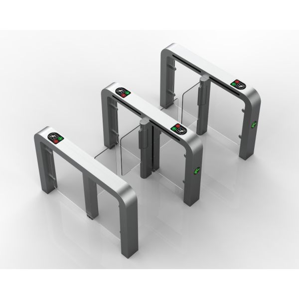 Quality Fully Automatic Speed Gate Turnstile System 600-900mm With Card Reader for sale