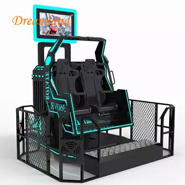 VR Simulator in commercial setting with multiple units