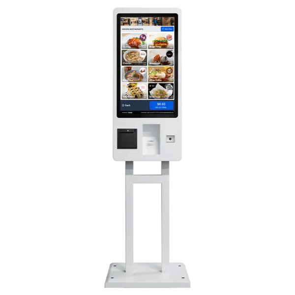Quality Free Standing Self Service Kiosk 21.5 Inch Touchscreen With Thermal Printer for sale