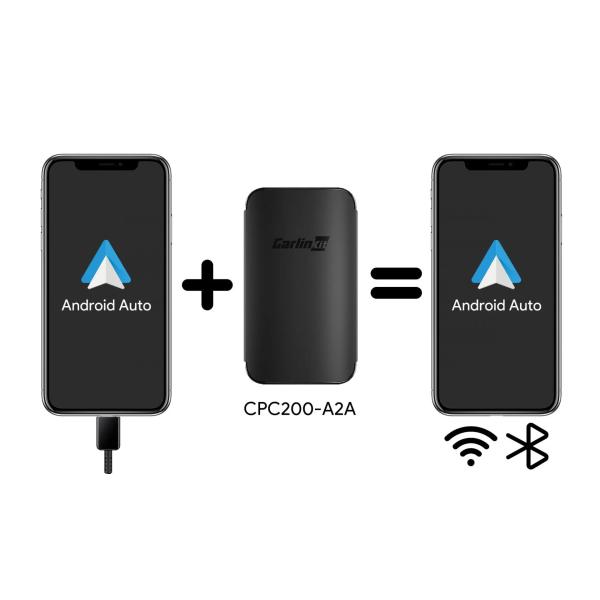 Quality Android Auto Wired To Wireless Adapter Smart Ai Box Plug And Play Dongle CPC200 for sale
