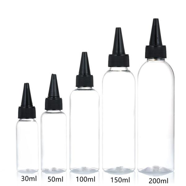 Quality OEM ODM Squeeze Plastic Cosmetic Containers Eco With Nozzle Odorless for sale