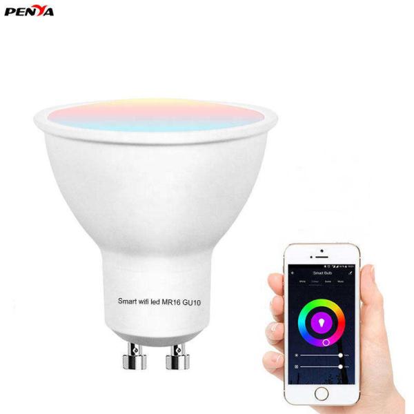 Quality Multi Color Dimmable GU10 CCT RGB LED Spotlight with 5W Power and Aluminum PCC for sale