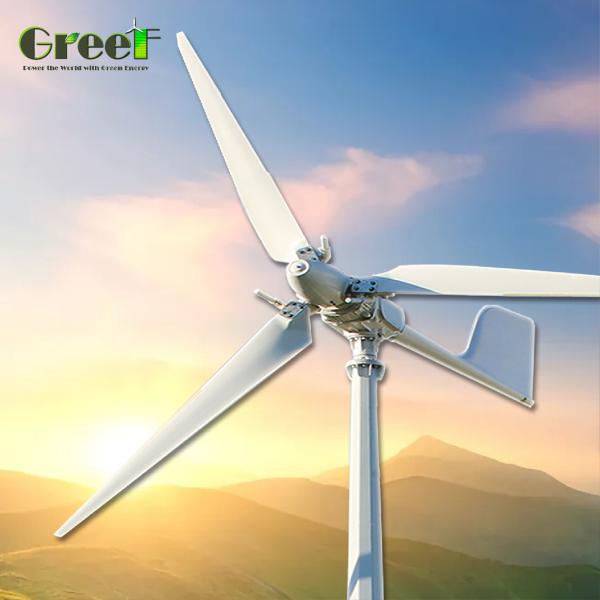 Quality 5KW-50KW Wind Turbine Variable Pitch Control with 3 Blades Low start wind speed for sale