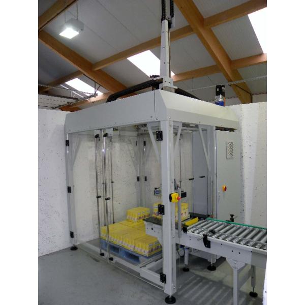Quality AirTAC Automatic Pallet Shrink Wrap Machine Robotic Case Palletizer for sale