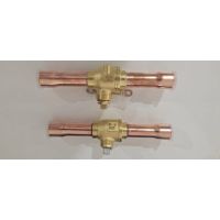 Quality -10˚C To 100˚C Polish Brass Refrigerated Welded Ball Valve PTFE for sale