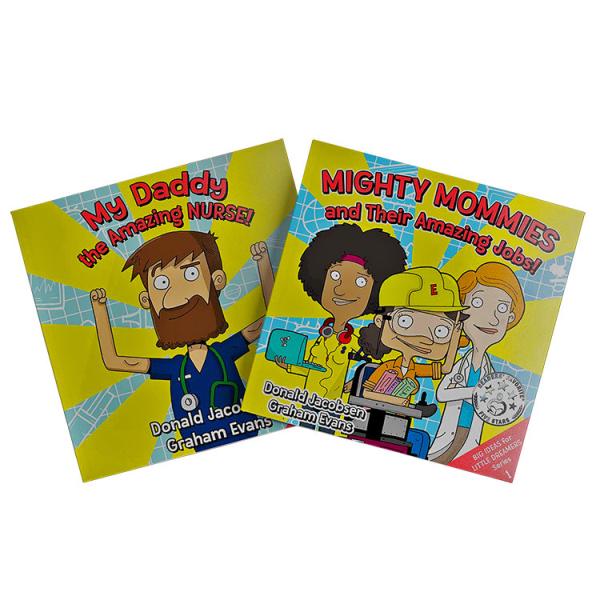 Quality Hardcover Comic Book Printing Services Hot Stamping Surface Finishing for sale