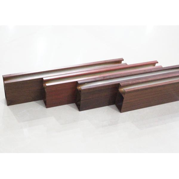 Quality Rectangle Strip Linear White Metal Ceiling Tile For Airport , T30mm x 70mm for sale